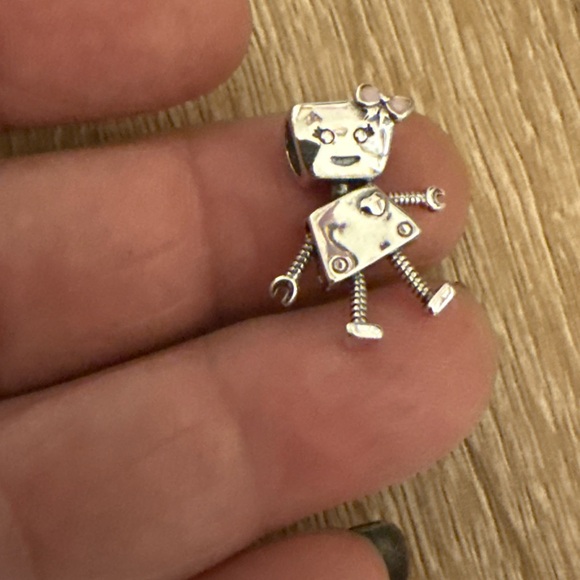 Accessories | Silver Robot Charm | Poshmark